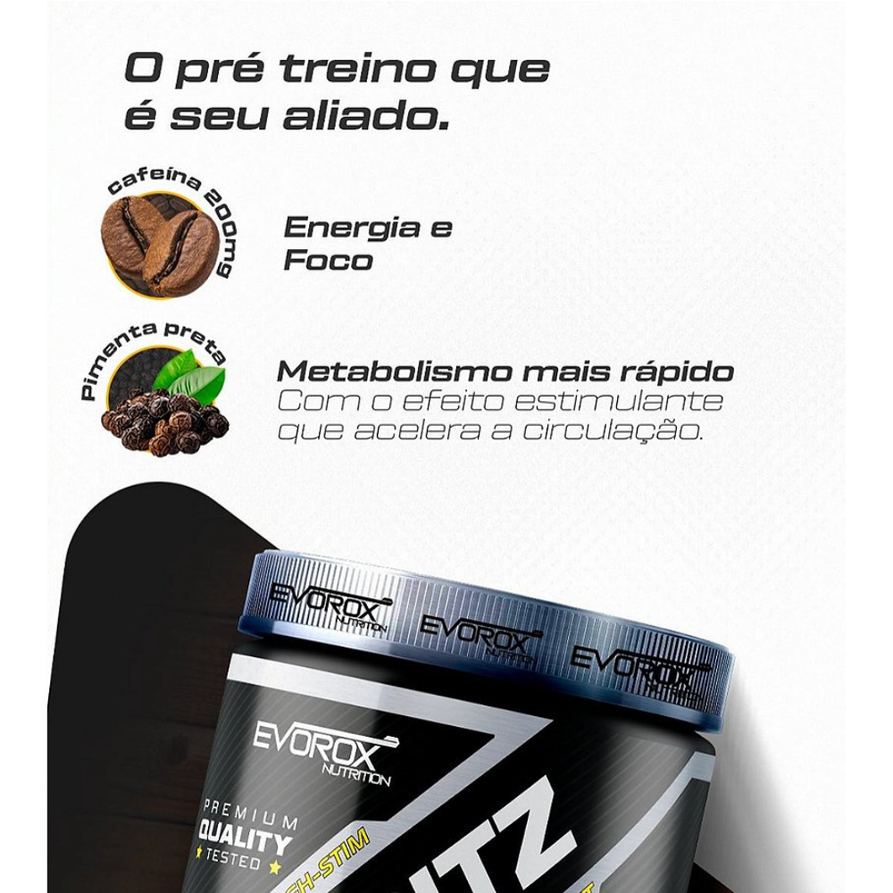 Pré-Treino Fritz Maça Verde 300g Evorox Nutrition - Evorox Nutrition