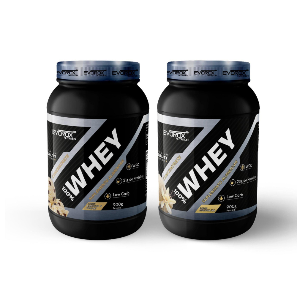 COMBO DUPLO WHEY 900G EVOROX NUTRITION - Evorox Nutrition | Suplemento ...