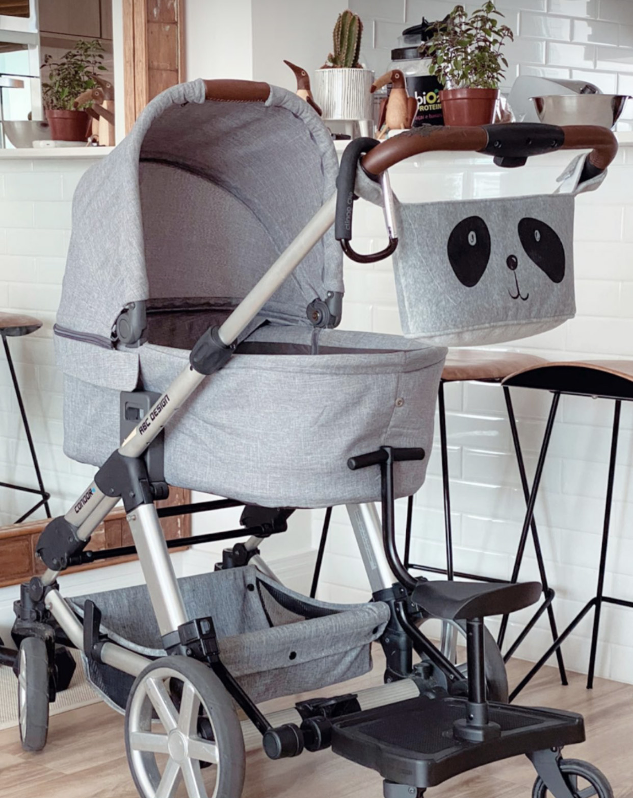 Organizador Slim Plush Mr. Panda - Atelier Jean et Marie