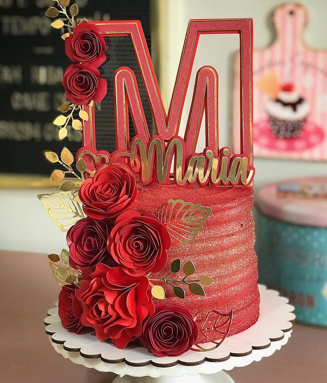 Cake Board Redondo Ondulado Em Mdf 3mm Kit Com 05 Para Confeitaria - Fine Festas