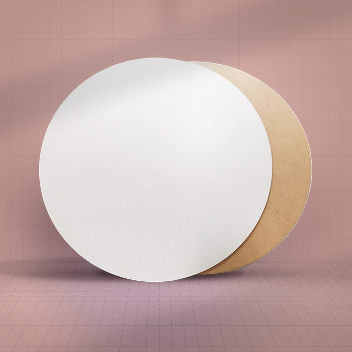 Cake Board Redondo Liso Em Mdf 3mm Confeitaria 18 cm KIT com 30 - Fine ...