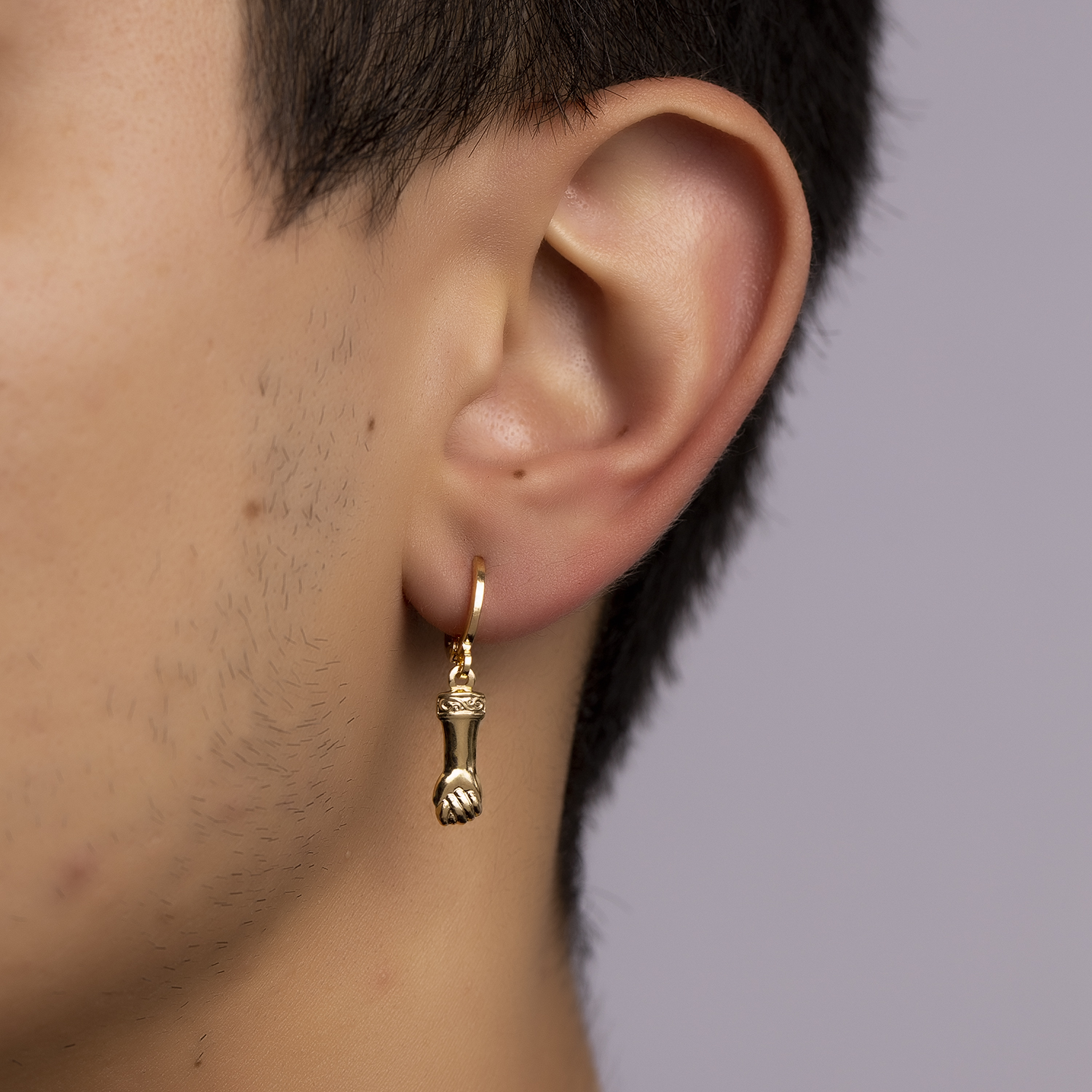 Brinco Pingente Figa - PAR - CODE Brincos Masculinos - Loja Online