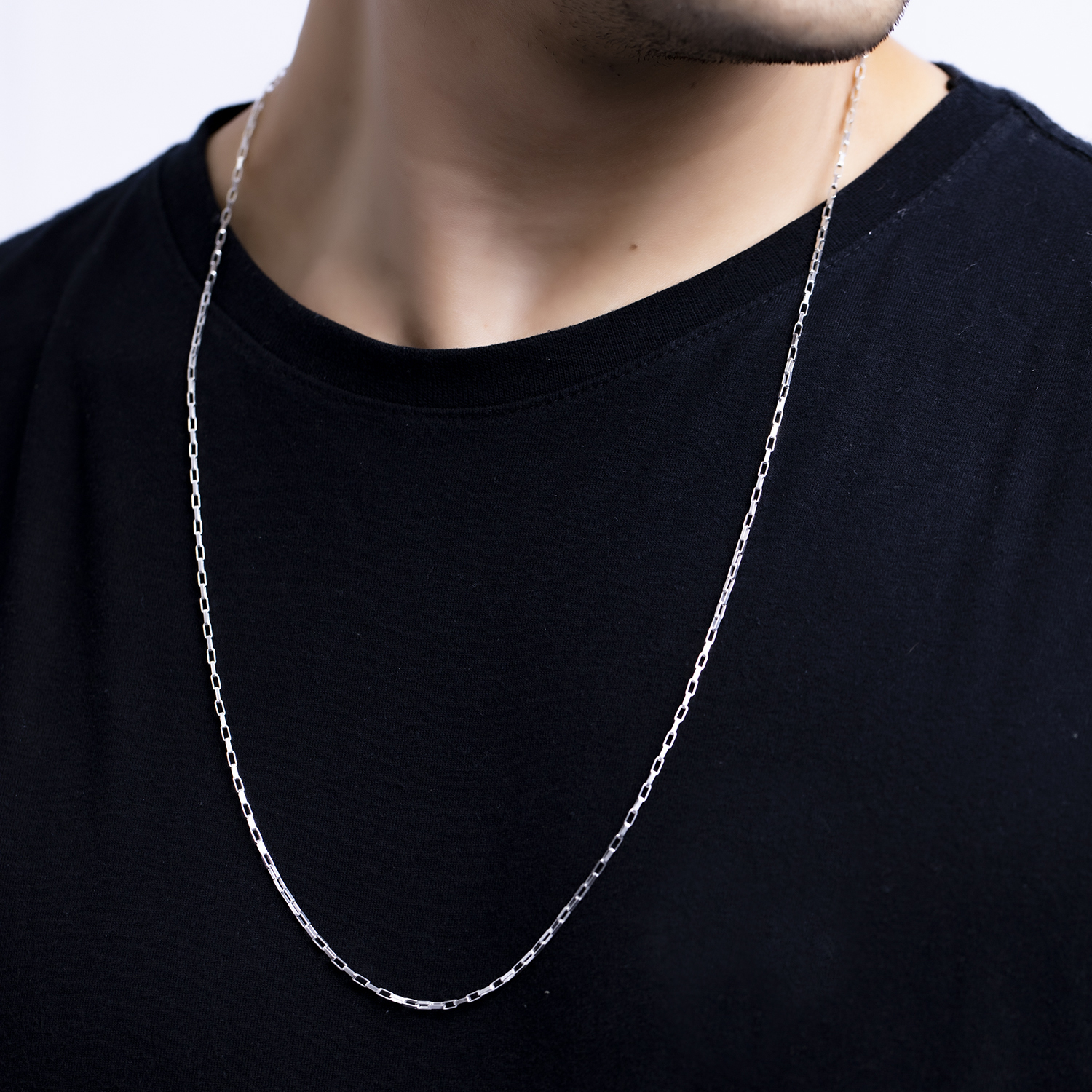 Corrente / Cordão de Prata 925 Cartier 70cm - CODE Brincos Masculinos - Loja Online