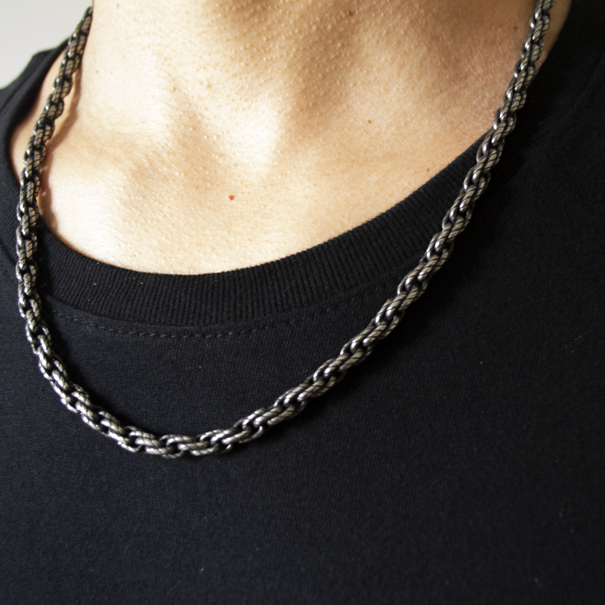 Colar Aço Inoxidável Brute - CODE Brincos Masculinos - Loja Online