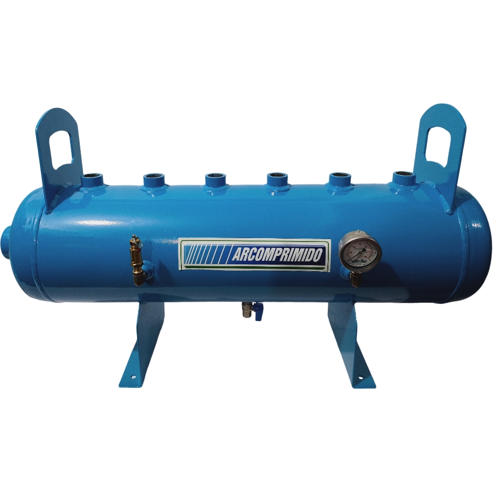 Manifold de Ar Comprimido 06 saídas DH45-6 Acessórios Segurança ...