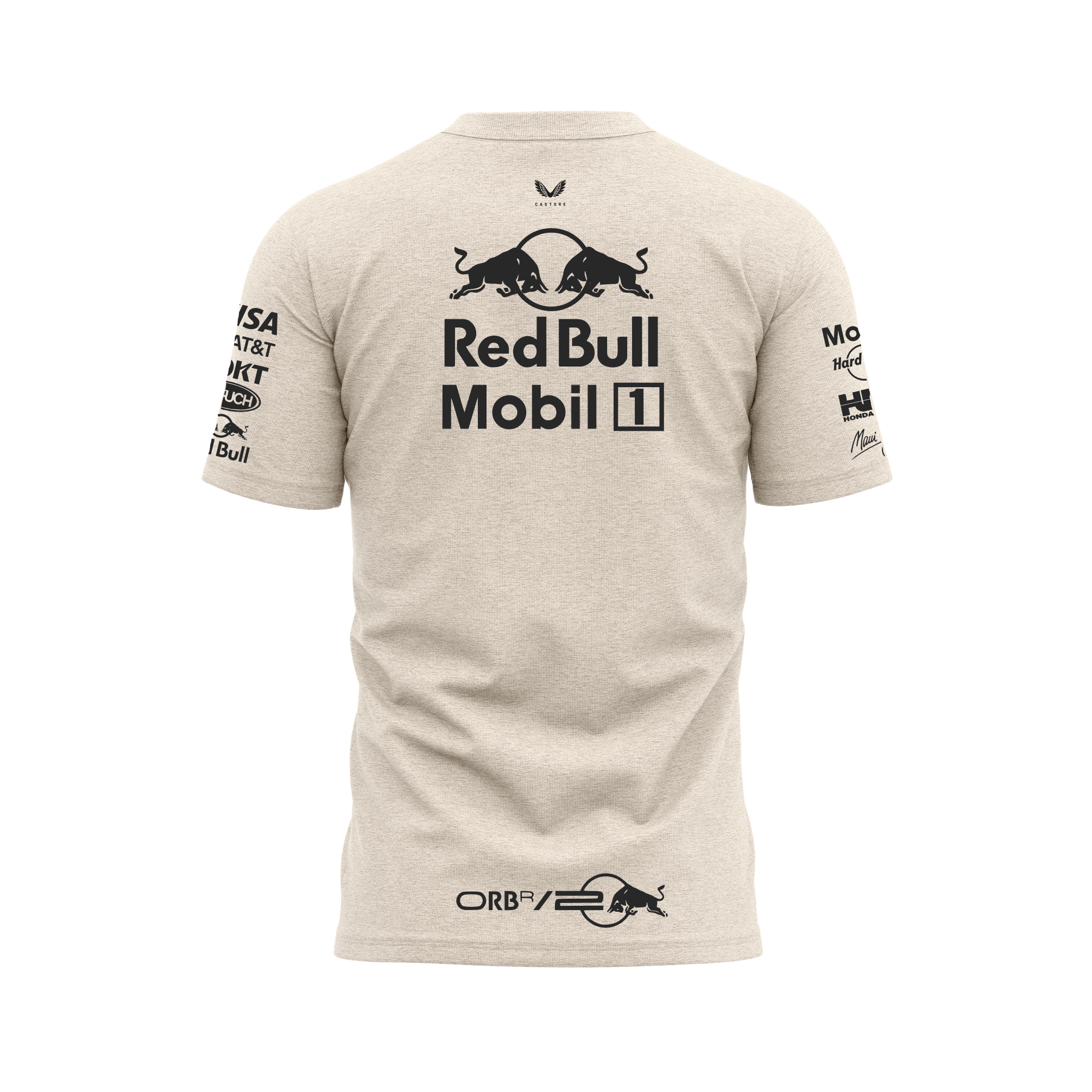 Camiseta Red Bull Racing Off White 2025 - POLE STORE