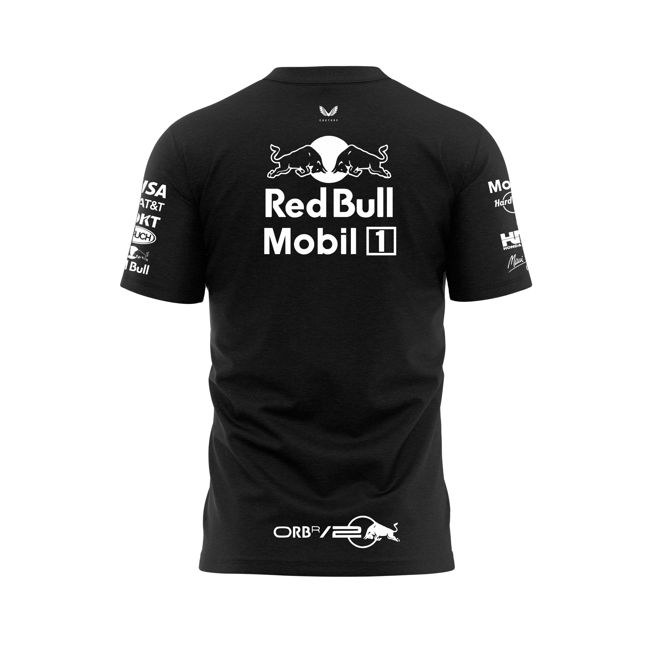Camiseta Red Bull Racing Black 2025 - POLE STORE