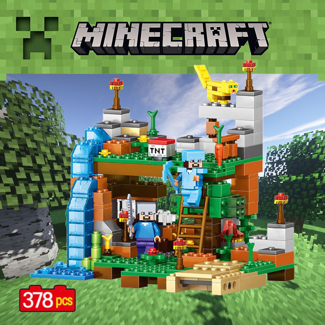 Set Minecraft 4 em 1 LEGO 378 Peças - Toy Store - Brinquedos, Bonecos ...