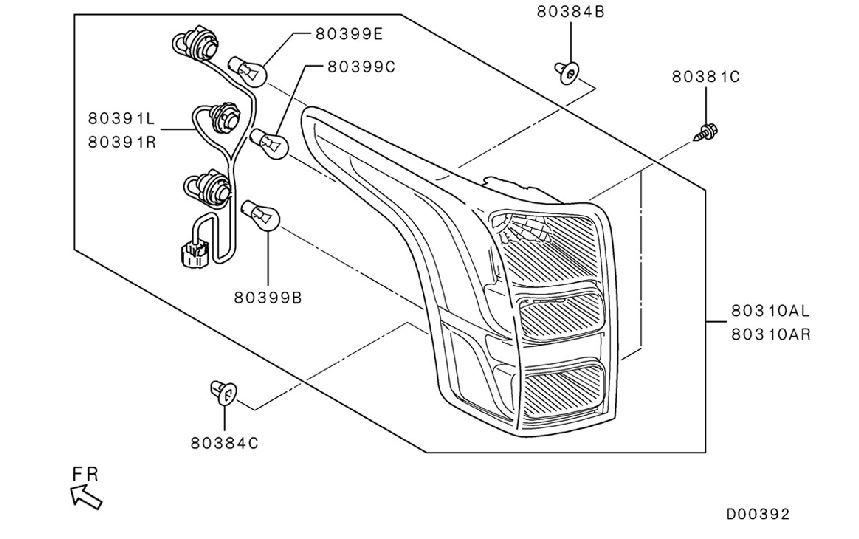 Lanterna Traseira - Original Nova L200 Triton 2016 2017 - Ecorepair ...