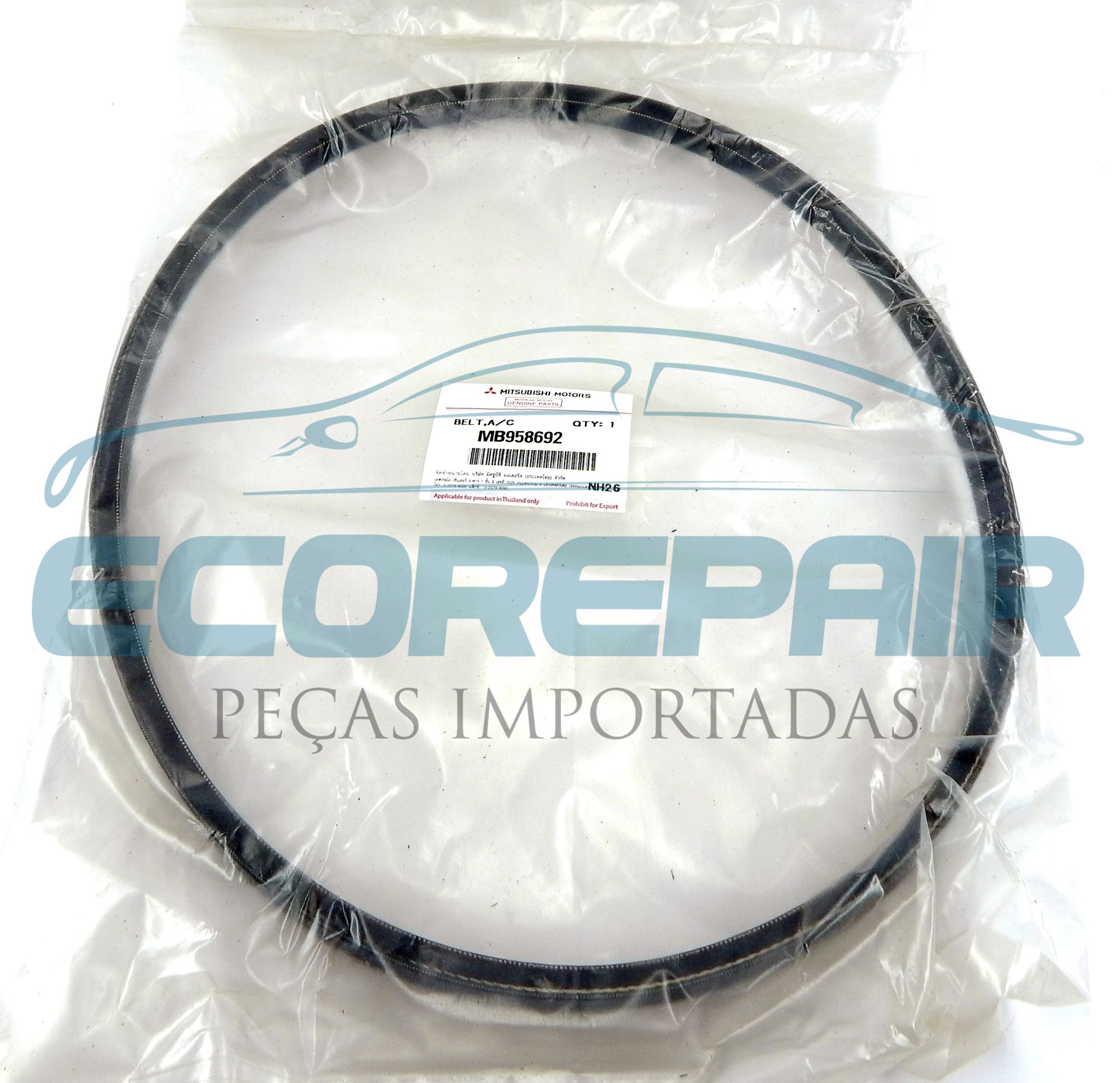Correia do ar condicionado Pajero Sport, L200 2.5 MB958692 - Ecorepair ...