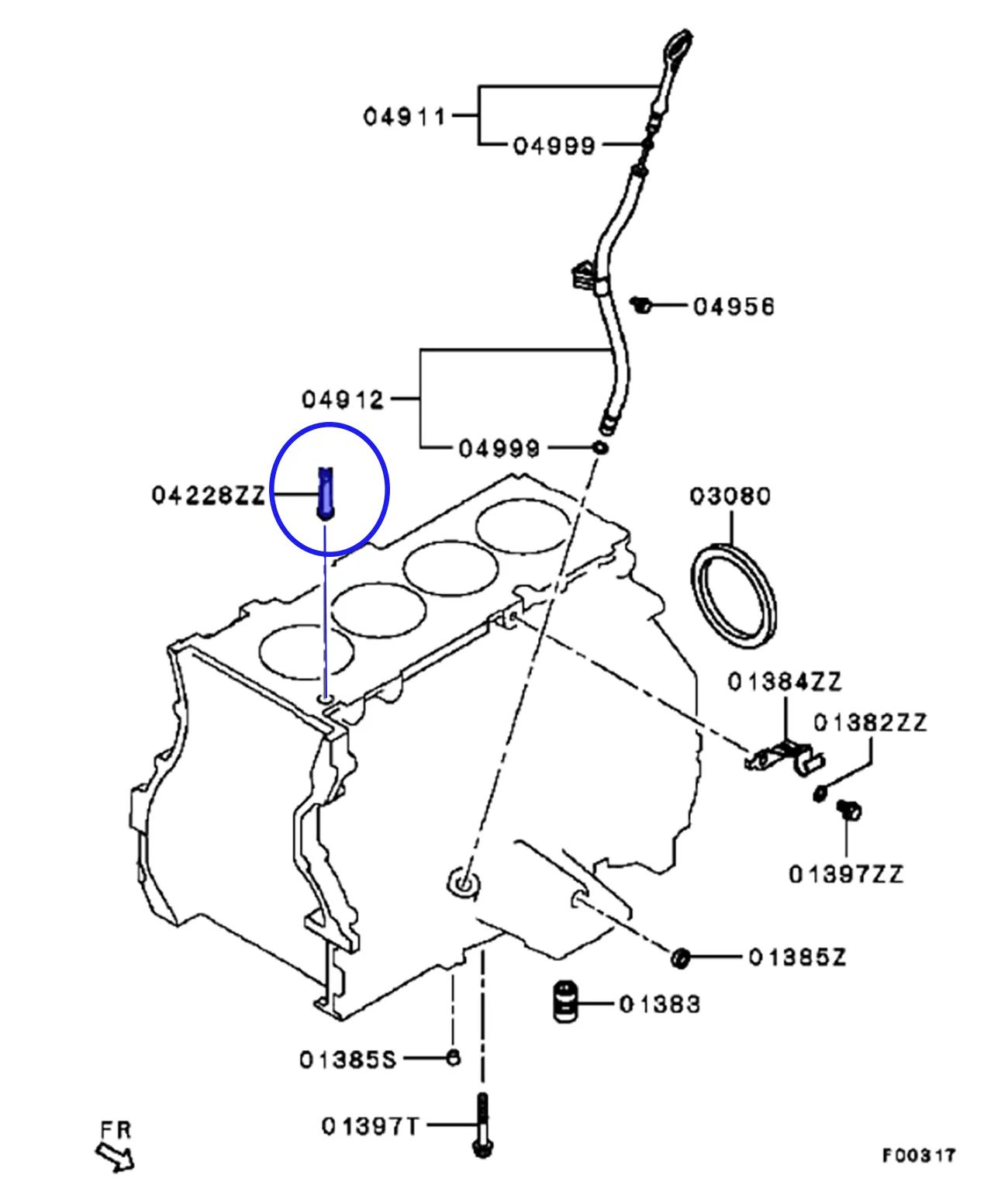 Filtro peneira bloco motor Outlander ASX Lancer - Original - Ecorepair ...