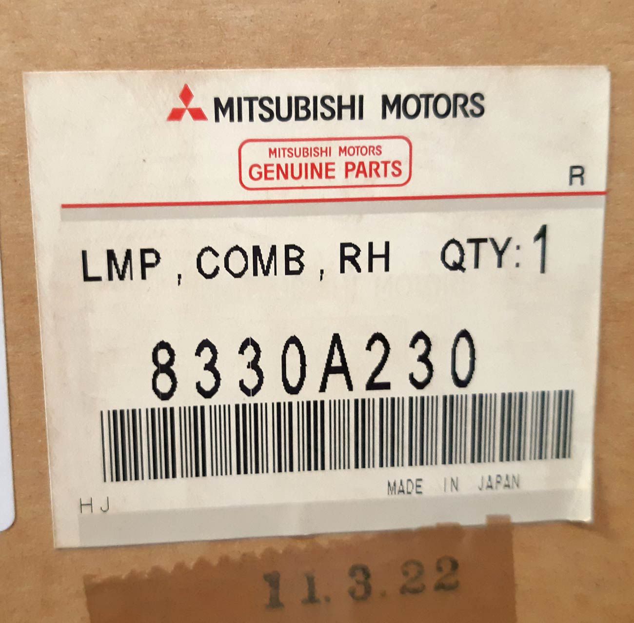 Lanterna traseira Lancer Evolution 2000-2006 Nova - Original ...