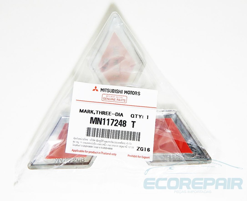 Emblema 3 diamantes Pajero Full Sport L200 MN117248 - Ecorepair Peças ...