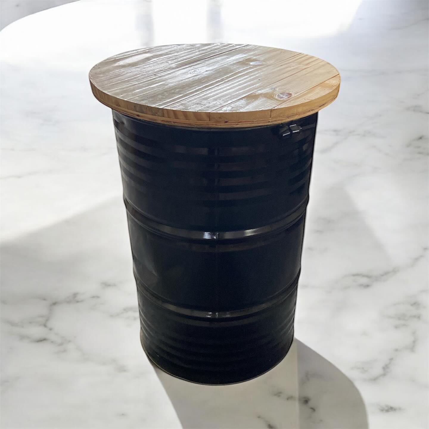 kit conjunto bistro tambor tonel com 4 banquetas para bar restaurante ...