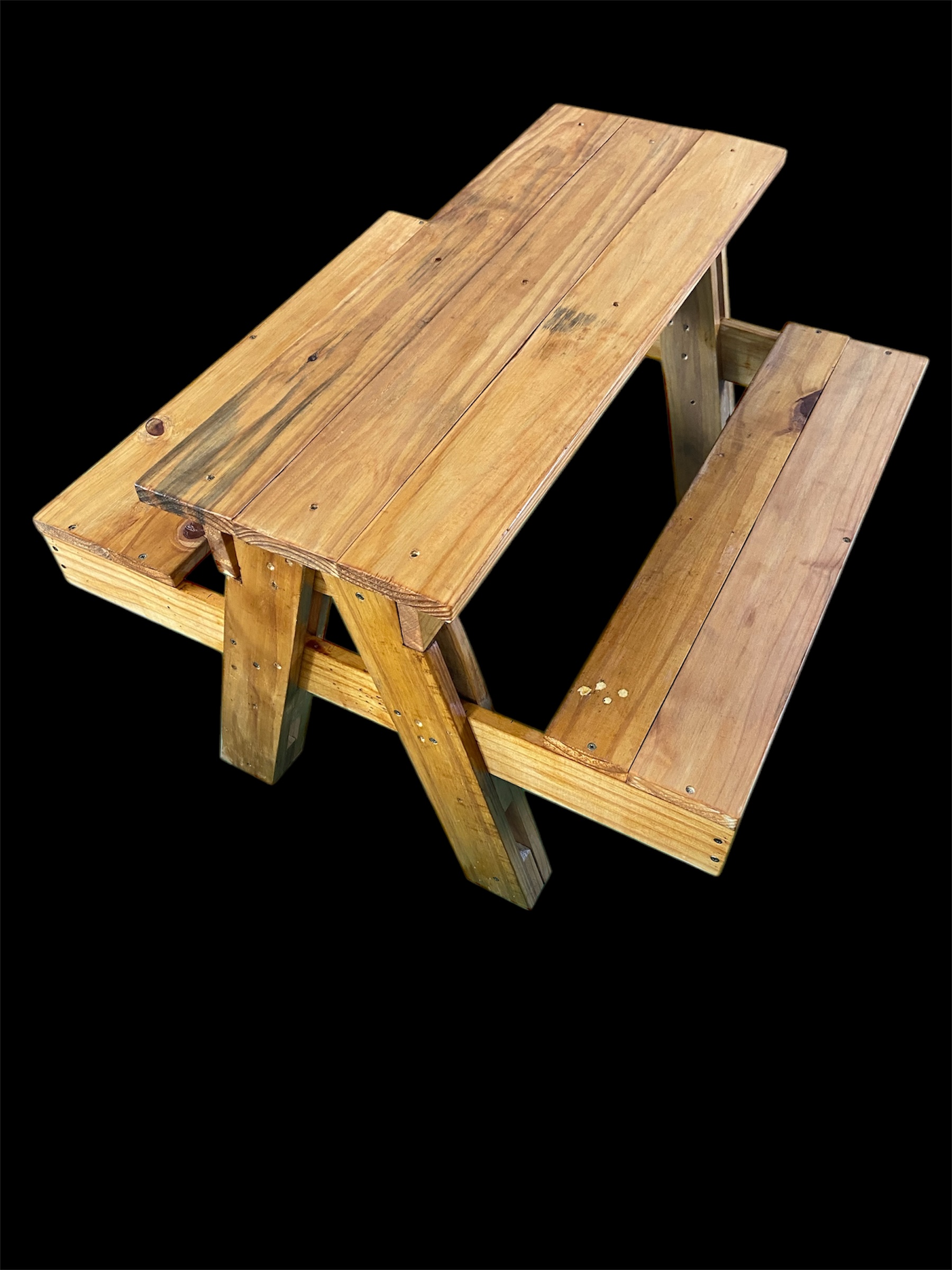 Mesa picnic infantil piquenique escolinha - Móveis de madeira pinus ...