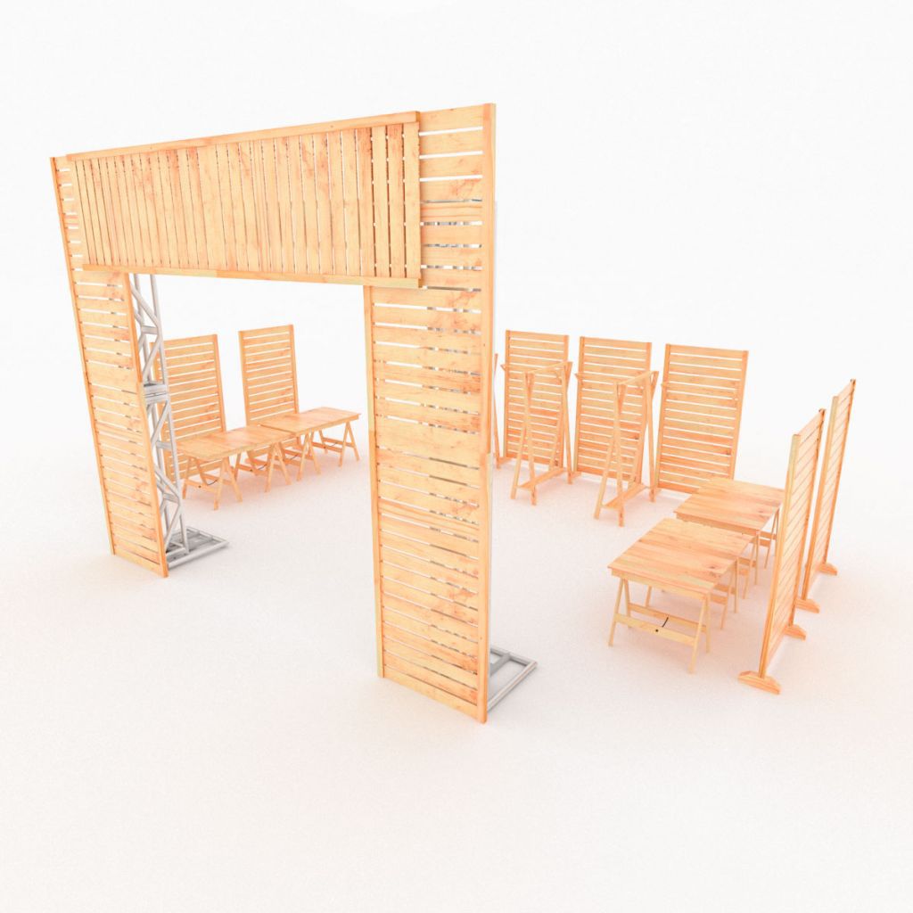 Portico portal portão para evento de rua - Móveis para empreendedores ...