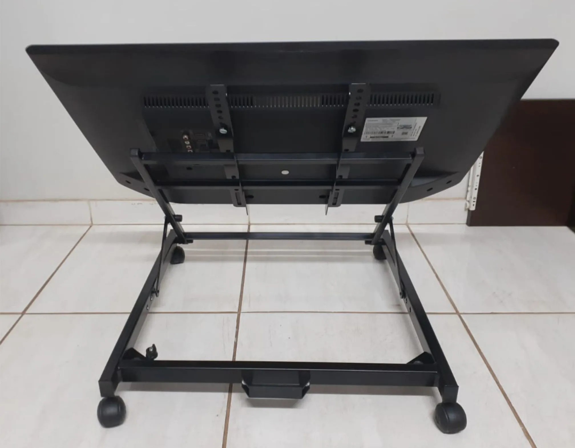 Suporte tv palco,suporte tv chão,suporte tv teatro,suporte teatro ...