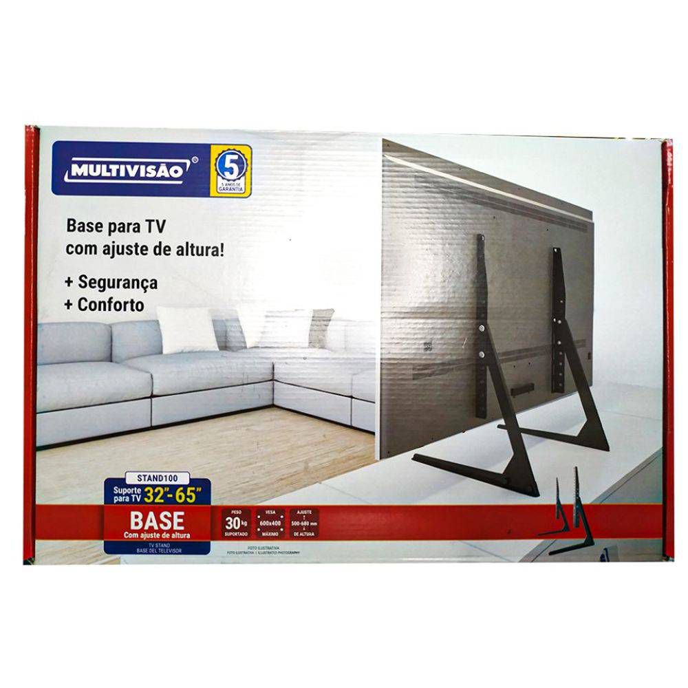 Base tv, pe tv. pedestal, rack, suporte de mesa - Azob Eletrônicos ...