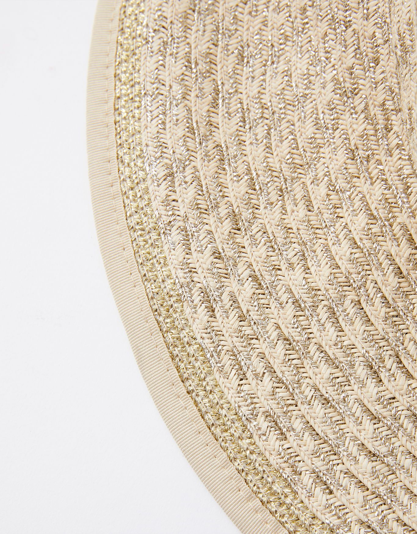 Viseira lurex dourado shoulder praia sol piscina - Paragrapho Modas ...