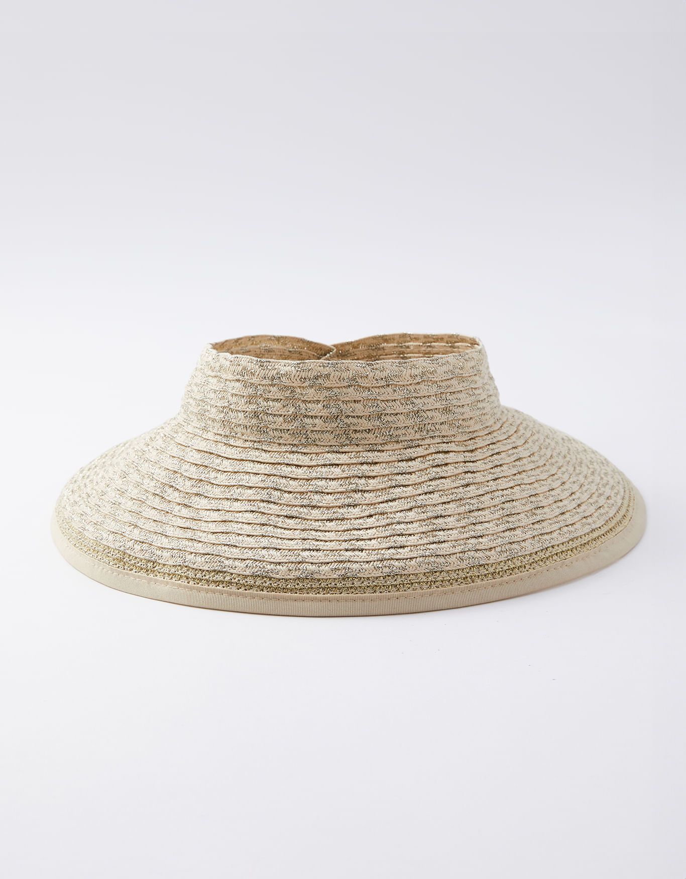 Viseira lurex dourado shoulder praia sol piscina - Paragrapho Modas ...