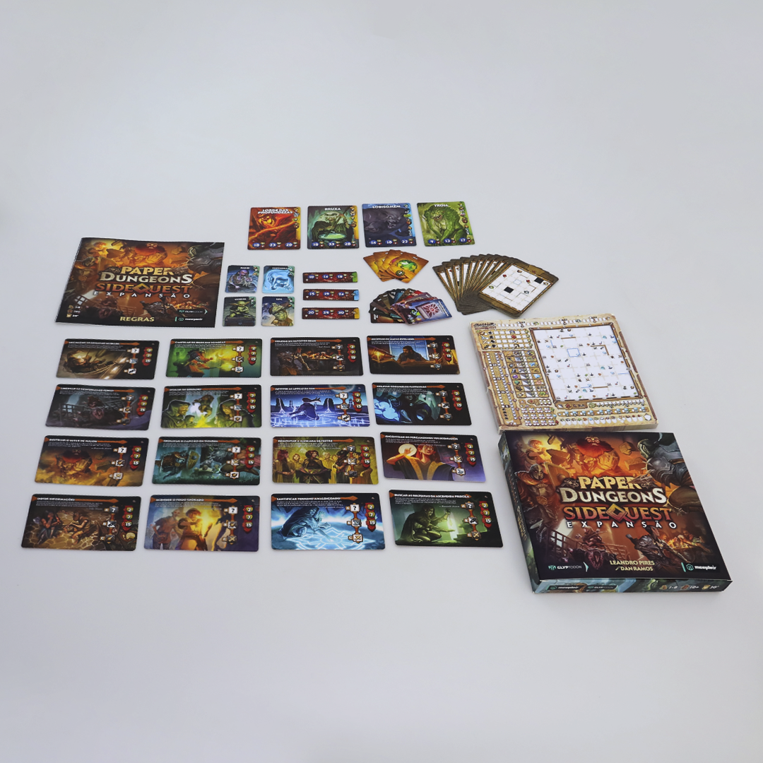 Paper Dungeons: Side Quest - meeplebr