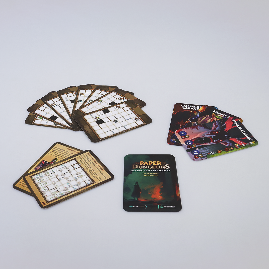Combo Paper Dungeons e Expansões - meeplebr