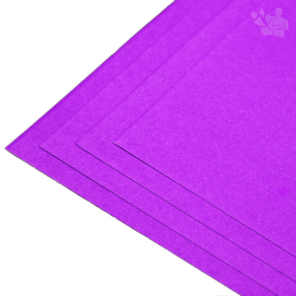 Papel Neon - Roxo - 180g - A4 - SupperPapel | 10 anos!