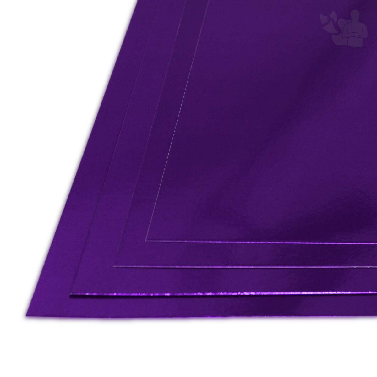 Papel Laminado - Lamicote - 250g - Roxo - A4 - SupperPapel | 11 anos!