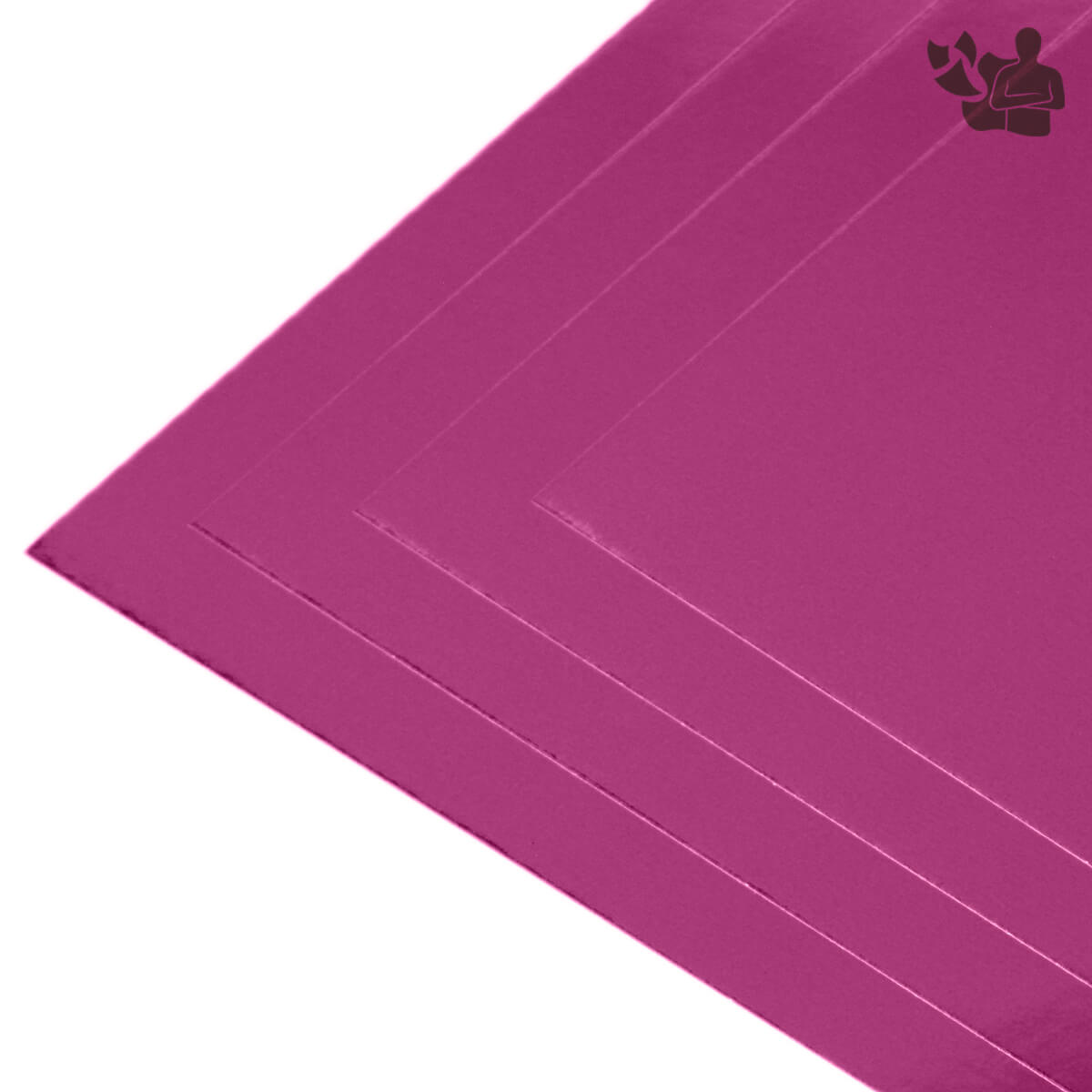 Papel Laminado - Rosa - 250g - A4 - SupperPapel | 10 anos!
