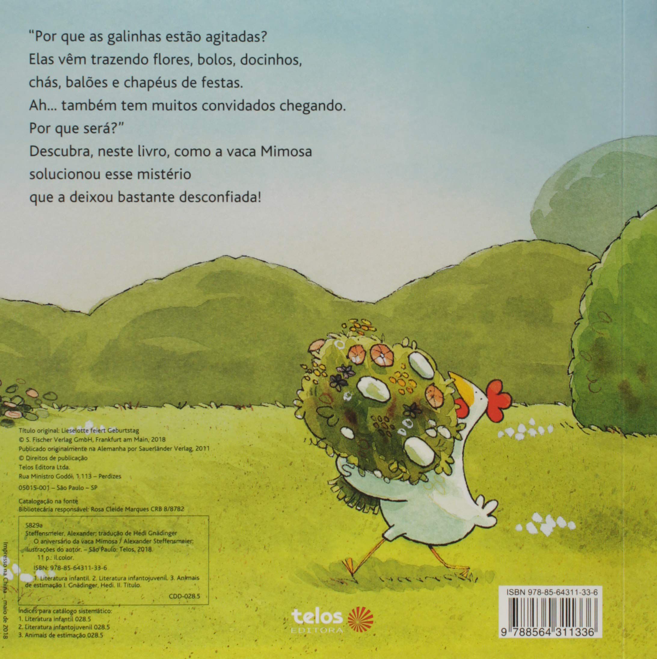 O aniversário da vaca Mimosa - espacodelivros