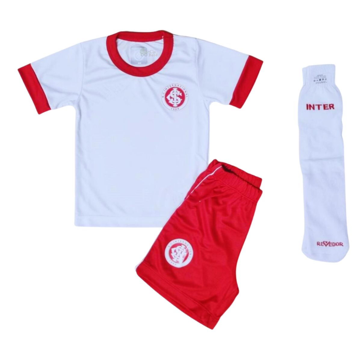 Uniforme Internacional Bebê Infantil Juvenil Conjunto Oficial - Cia Bebê