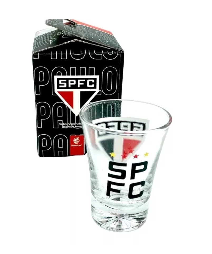 Copo Shot De Vidro 60ml São Paulo Oficial - Cia Bebê