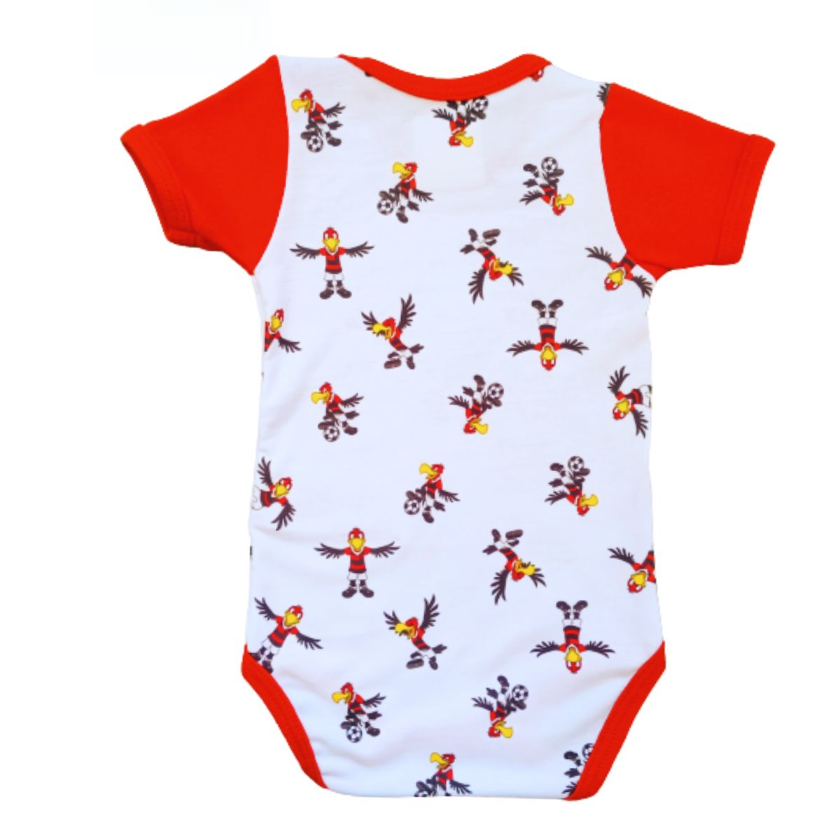 Body Bebê Flamengo Mascote Urubú Oficial - Cia Bebê