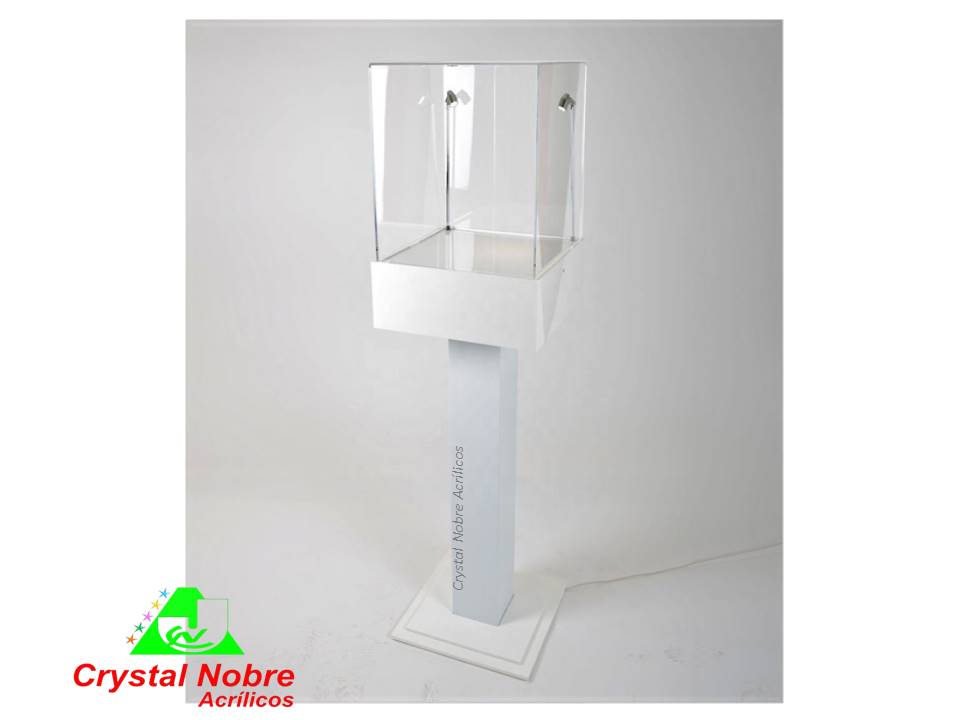 Expositor Stand de Acrílico Crystal Nobre Acrílicos - Crystal Nobre ...