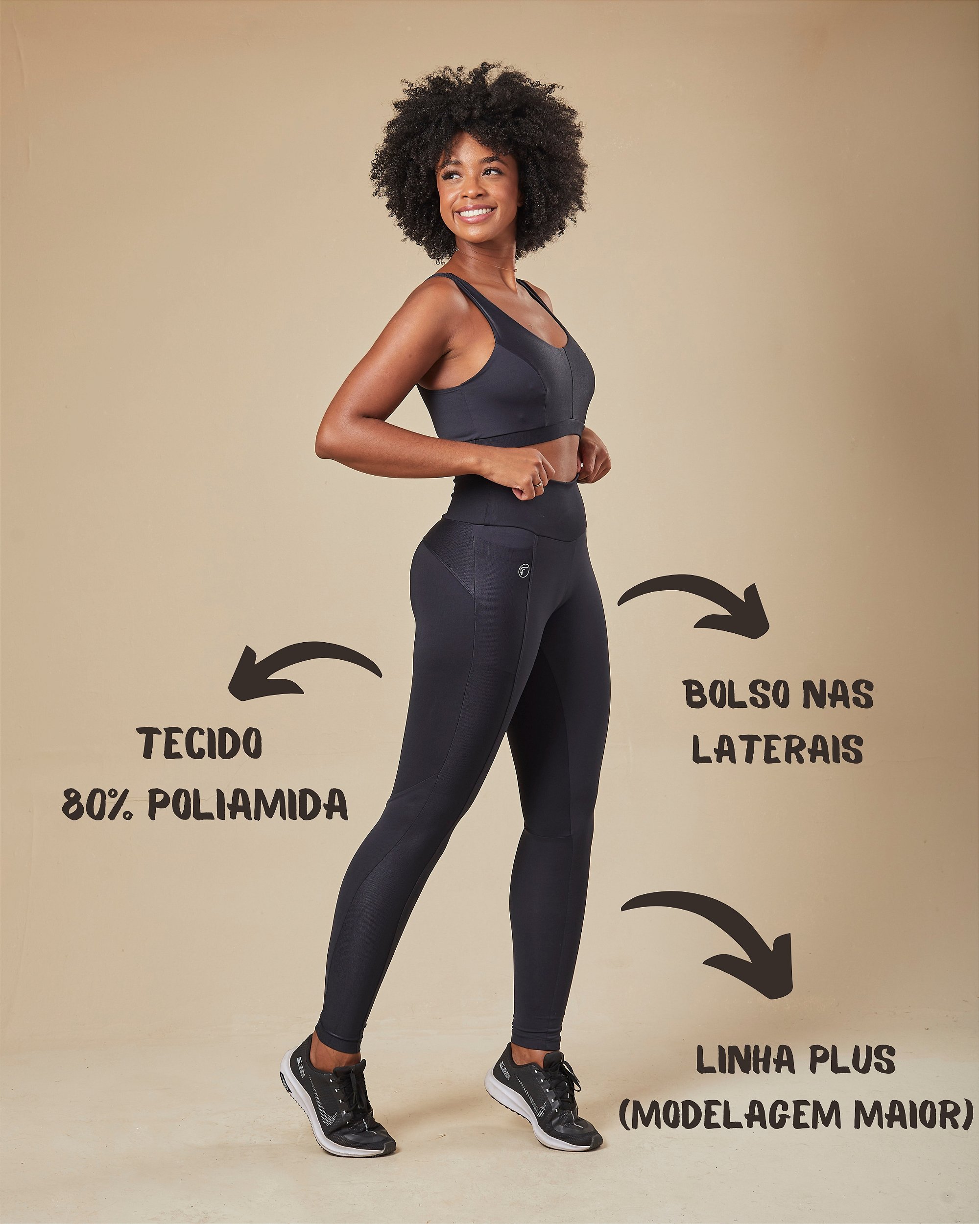 Legging Basic Plus - Fluido Fit