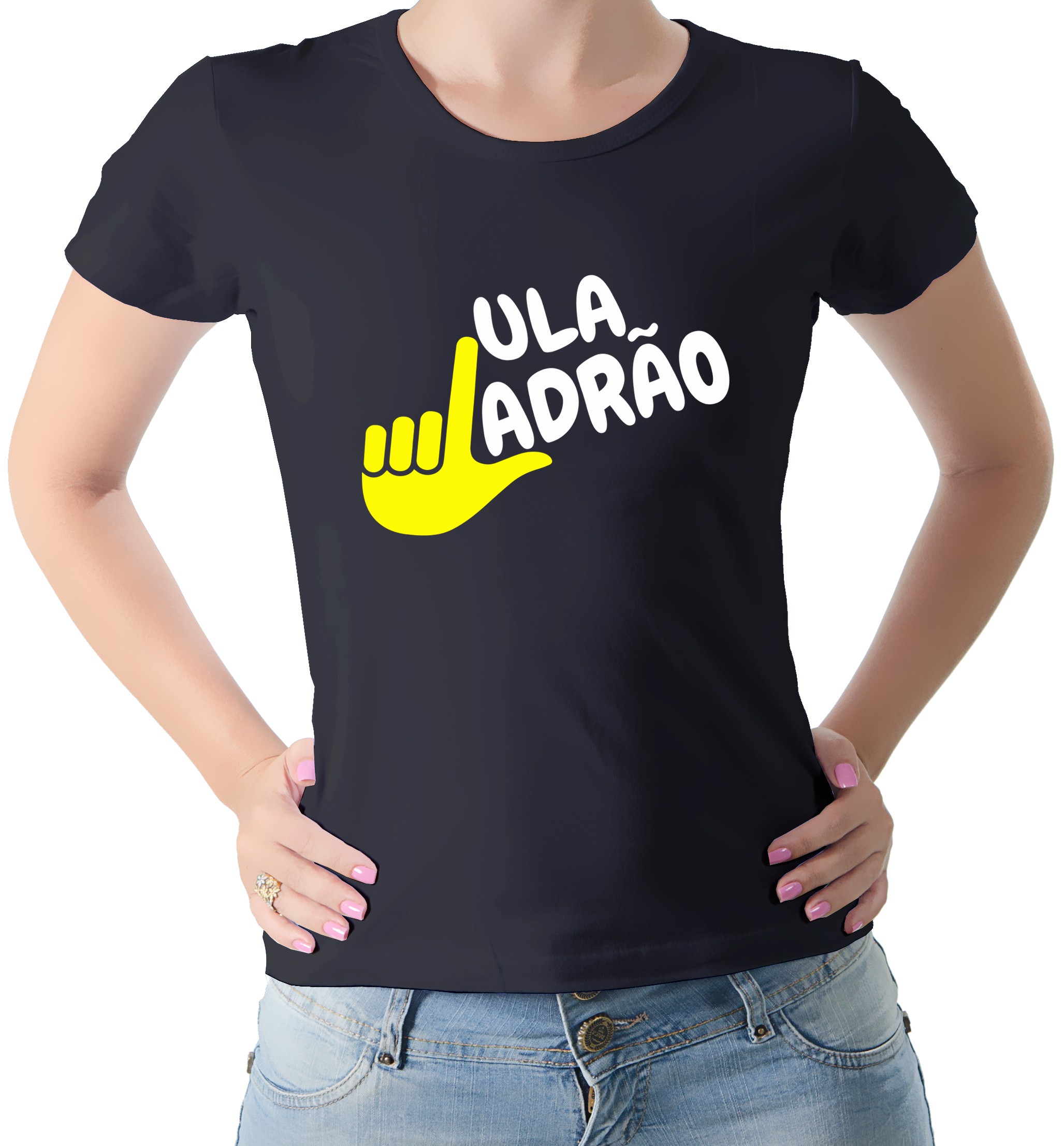Camiseta Mão em "L" – Ula…adrão - DireitaStore