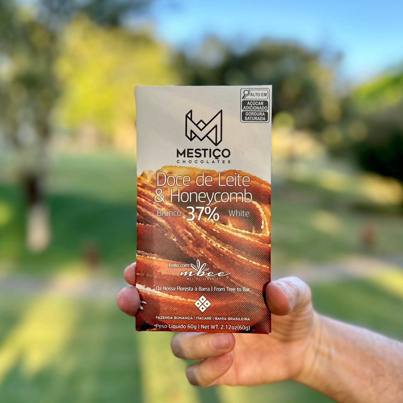 Chocolate Mestiço com Mel Mbee - Doce de Leite & Honeycomb - 37% ...