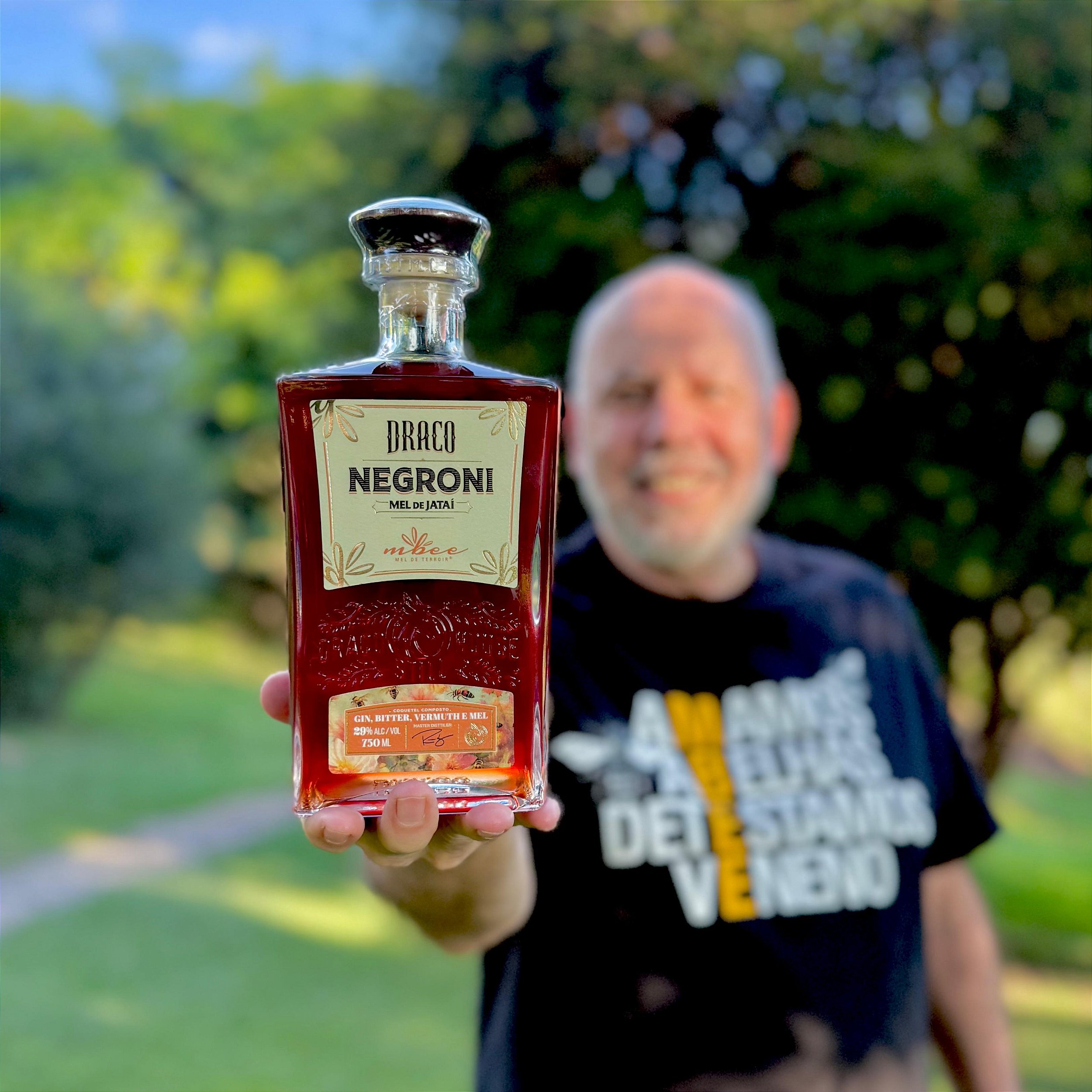 Negroni Mel Jatai Mbee & Draco 750ml - MBee - Mel de Terroir.