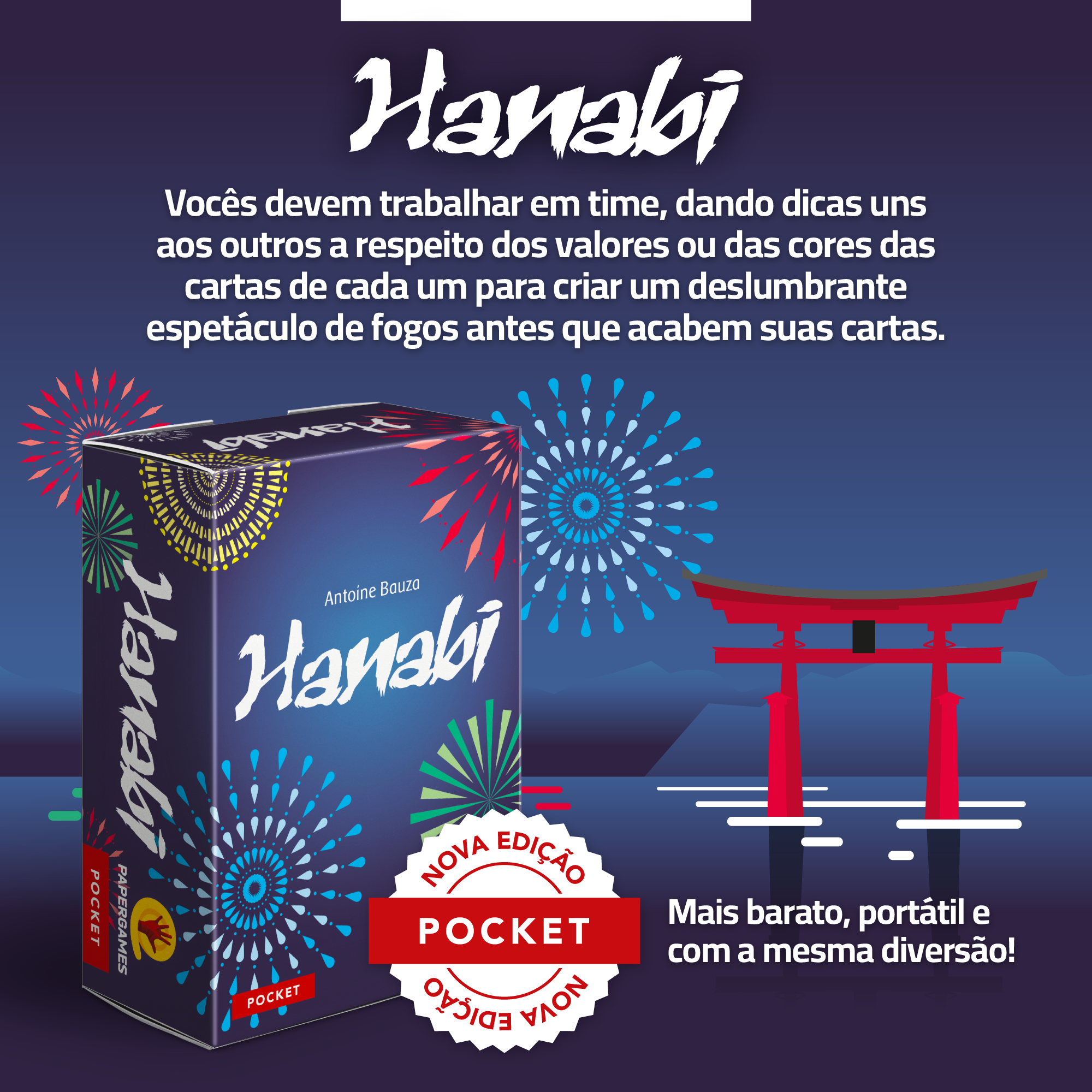 Hanabi (Linha Pocket) - PaperGames - Revendedores