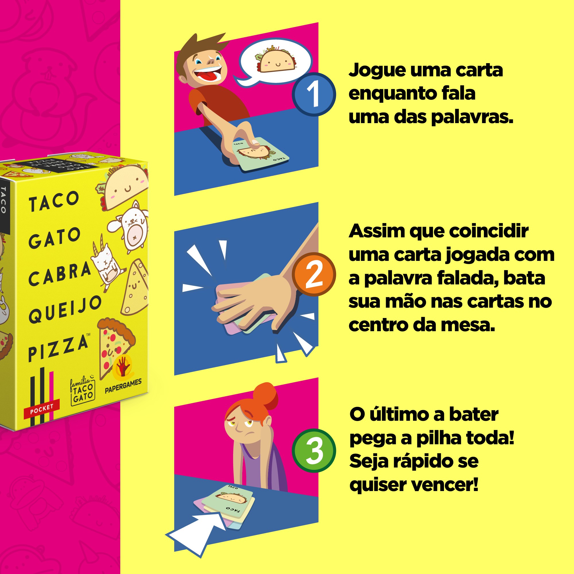 Taco Gato Cabra Queijo Pizza (Família Taco Gato) - PaperGames ...