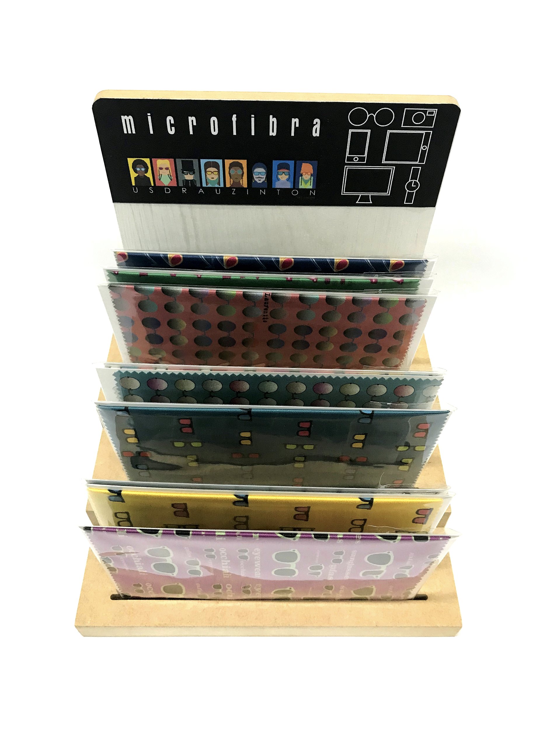 DISPLAY EXPOSITOR_VITRINE Modelo: MICROFIBRA com 9RASGOS - Personalize ...