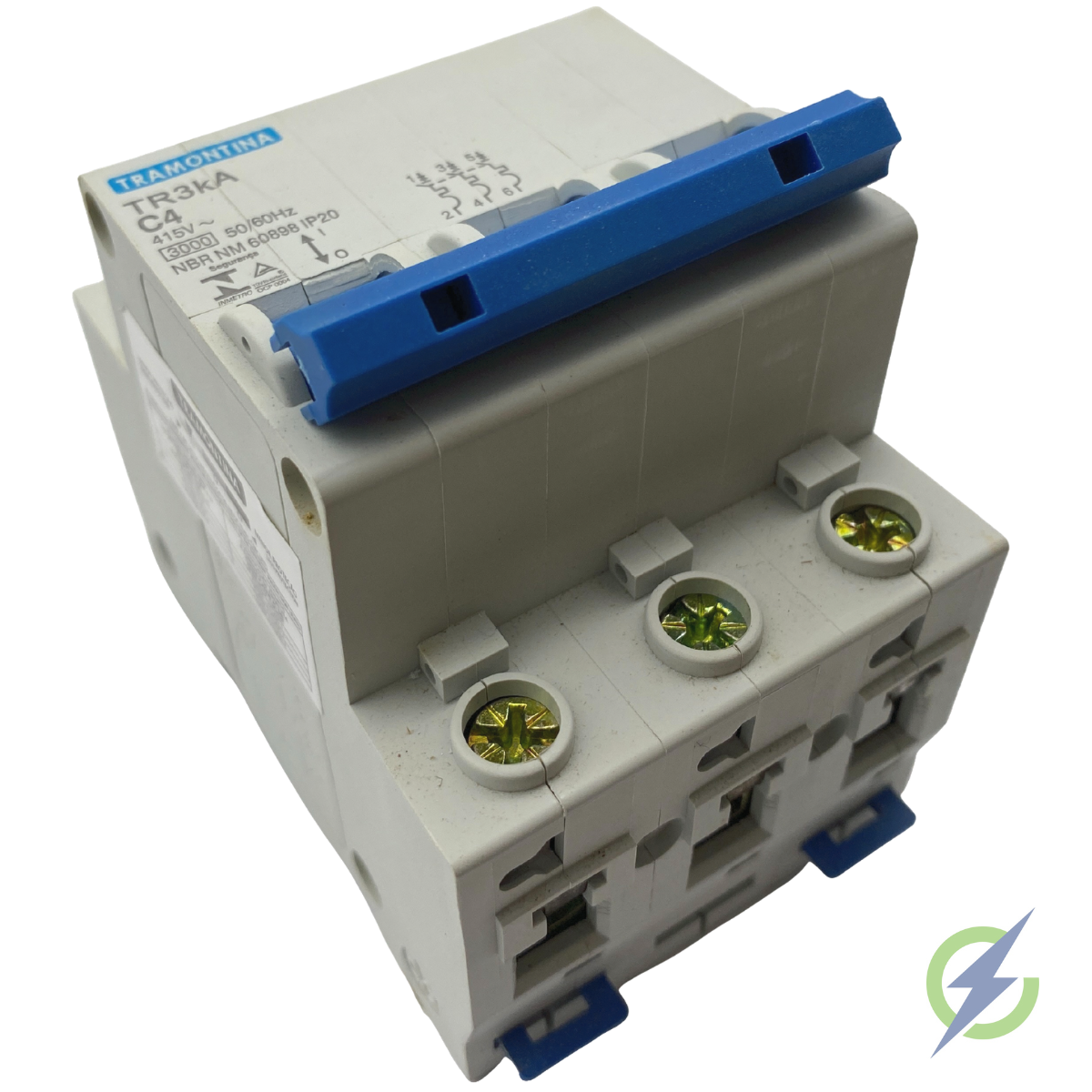 DISJUNTOR TRIP DIN TERM TR3KA 3P 4A CURVA C - TRAMONTINA - JS Quality Energy Equipamentos ...