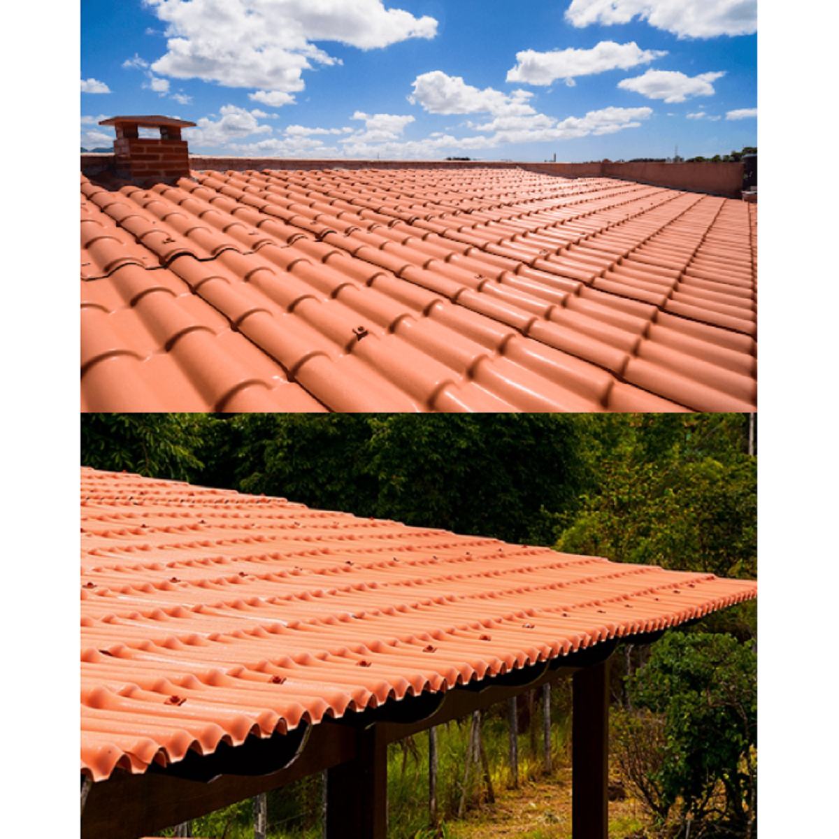 Telha De Pvc Planzinha 1,97 X 0,88 - Comprar Telhas Online