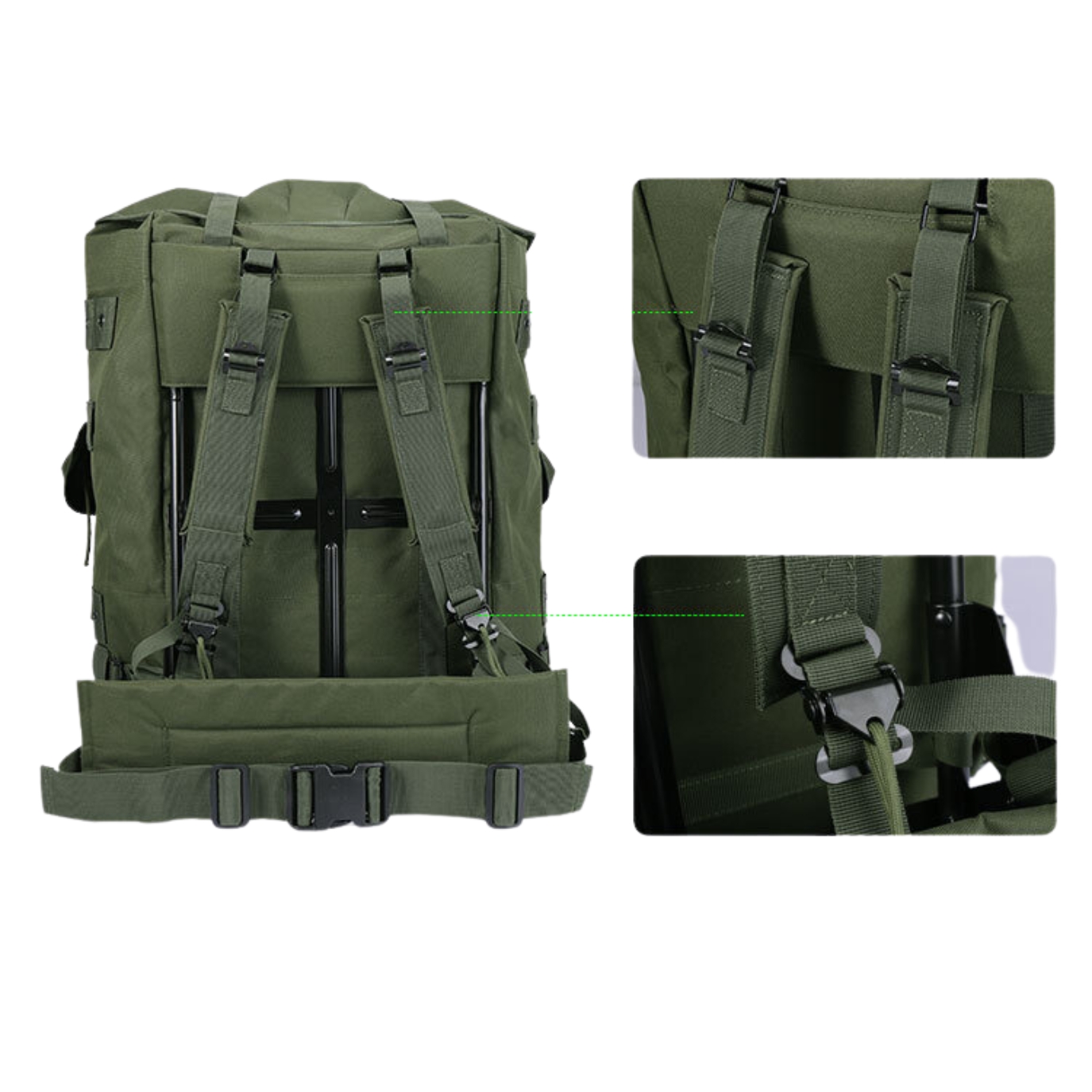 Mochila de Campanha GC Alice Americana de Grande Capacidade - LOJA ...