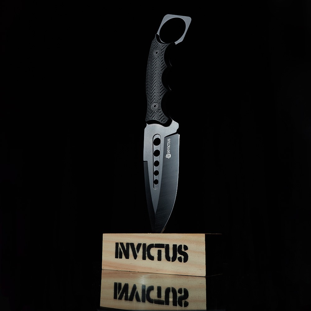 Faca Invictus Instinct Full Tang All Black - LOJA WWART - Tático ...