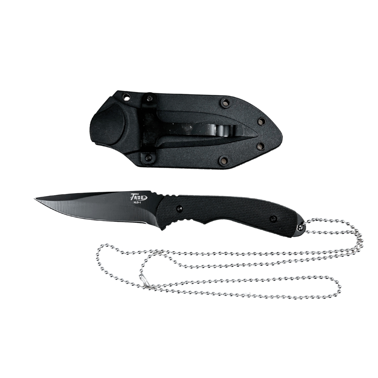 Faca de Auto-Defesa (Neck Knife) e Cintura com Bainha de Polímero ...