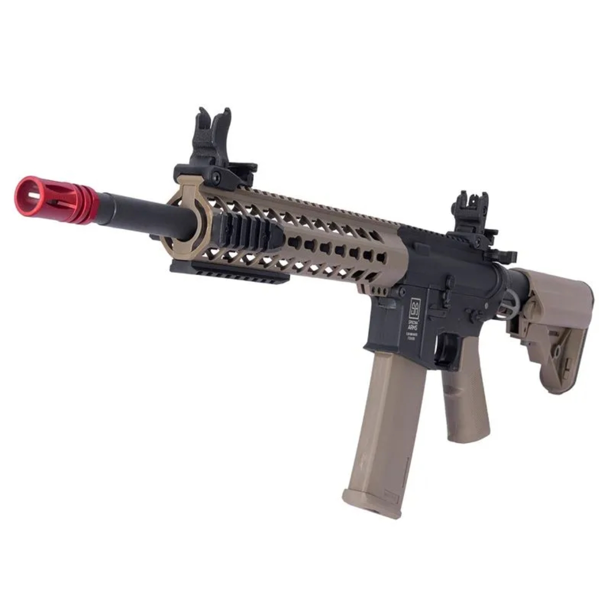 Rifle de airsoft AEG M4 KEYMOD SA-F02 HALF-TAN SERIE FLEX - SPECNA ARMS ...