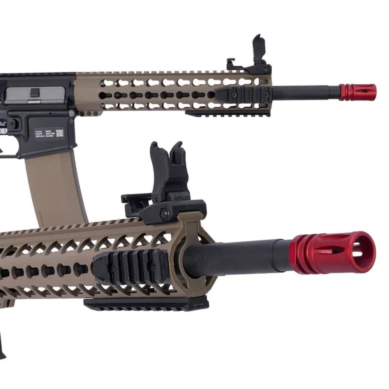 Rifle de airsoft AEG M4 KEYMOD SA-F02 HALF-TAN SERIE FLEX - SPECNA ARMS ...