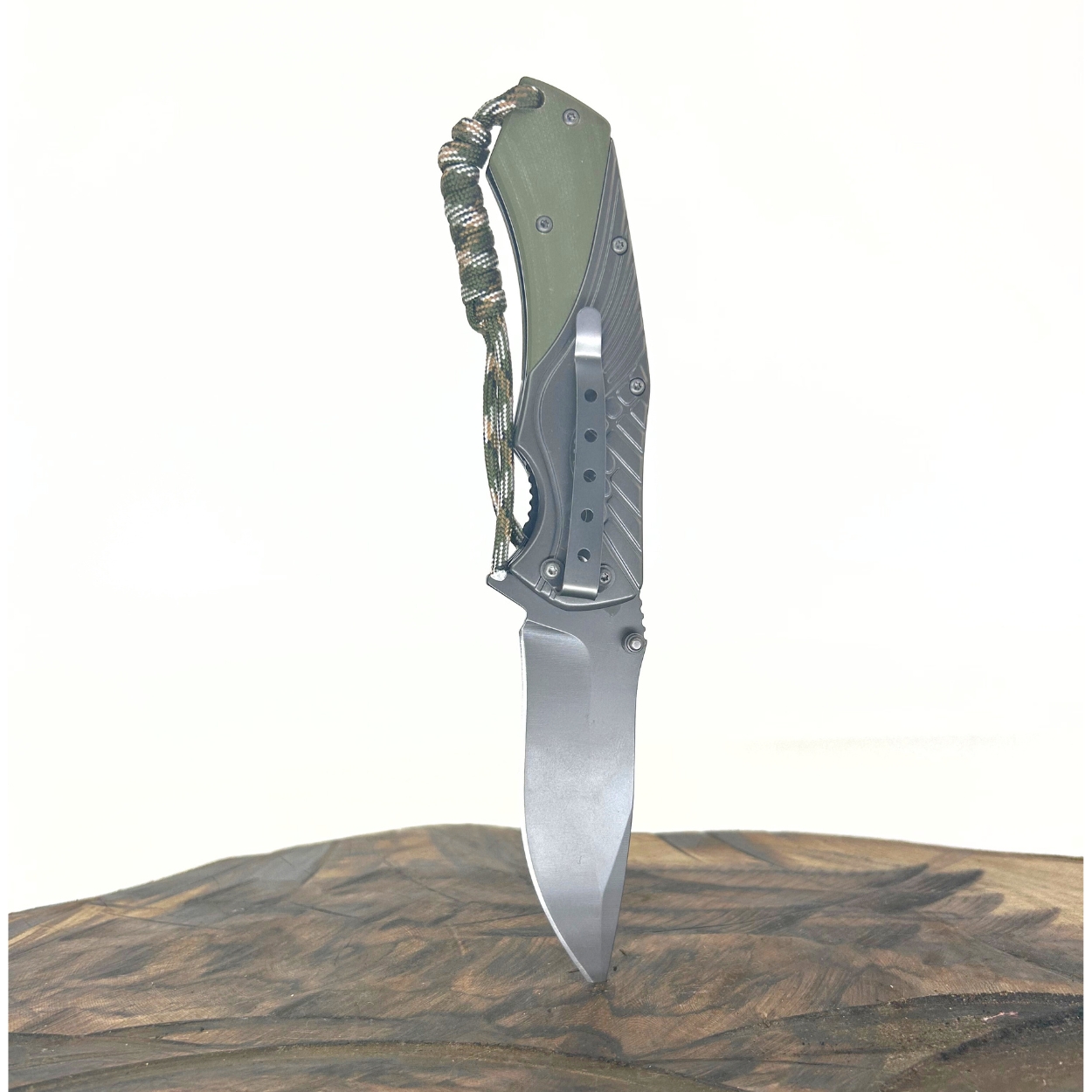 Canivete Tático com Cabo em Aço Com paracord - LOJA WWART - Tático ...