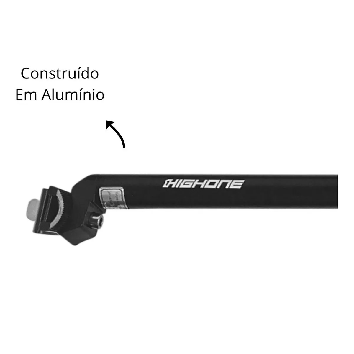 Canote selim bike alumínio High One 27.2 x 450 mm c/ carrinho - 4Bike ...